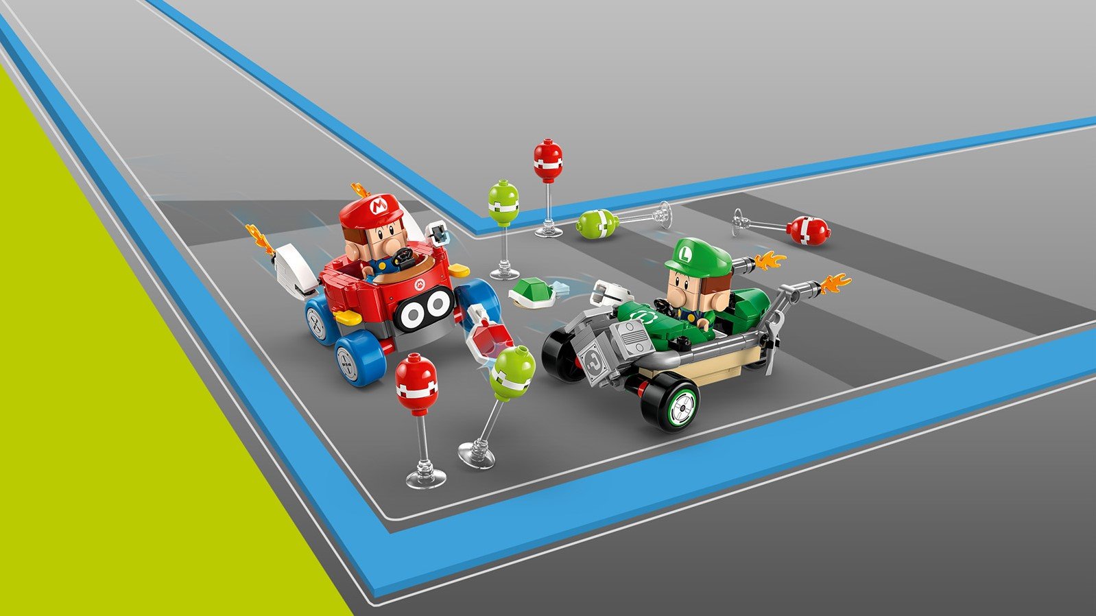 LEGO Super Mario™: Mario Kart™ - Baby Mario vs. Baby Luigi - 72034 | Uw ...