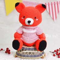 Bobi craft The Lively Foxxie - Knuffel vos 23cm | Uw speelgoed en LEGO ...